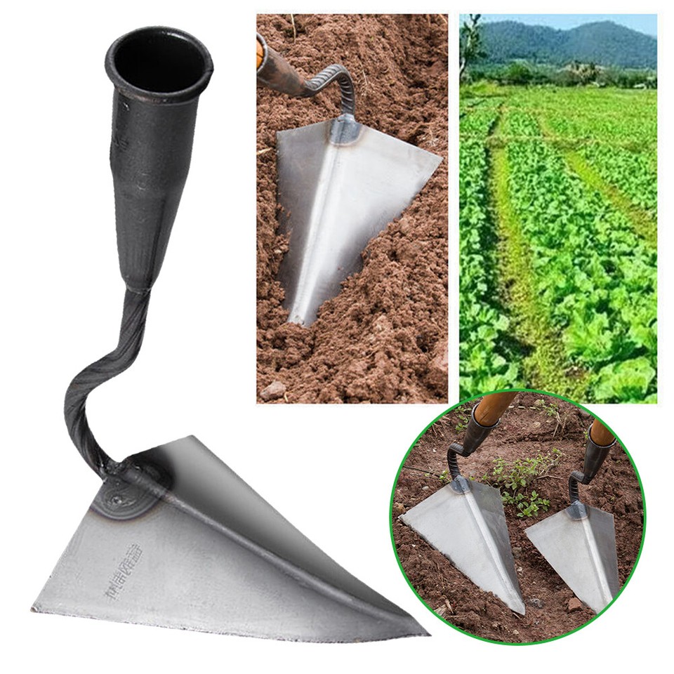 Farm Tools Hoes Triangle Plowing Hoe Agricultural Land Turning Loose ...