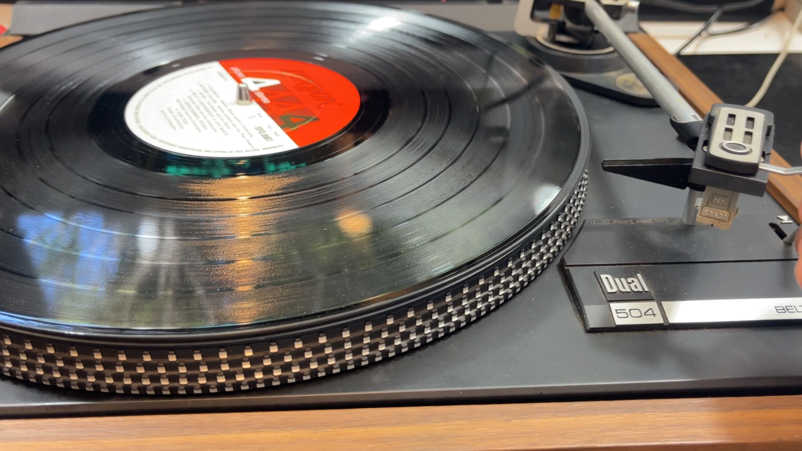 Vintage Dual CS 504 Turntable W/Dust Cover. Tested in Good Working ...