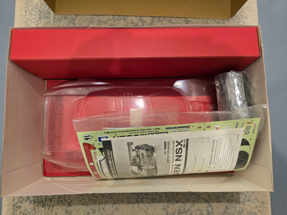 Kyosho Super Ten GP MUGEN NSX 4WD FW-04, GS 15-R Engine NIB *RARE ...