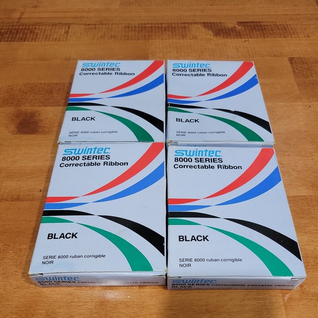 Swintec 8000 Series Black Correctable Typewriter Ribbon SWS 0999 for ...