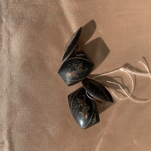 vintage burma burmese metal cuff links | eBay