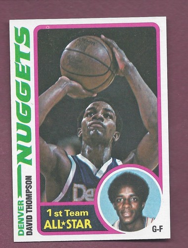 RAZOR SHARP PACK FRESH 1978 TOPPS #100 DAVID THOMPSON HOF .99 SHIPPING ...