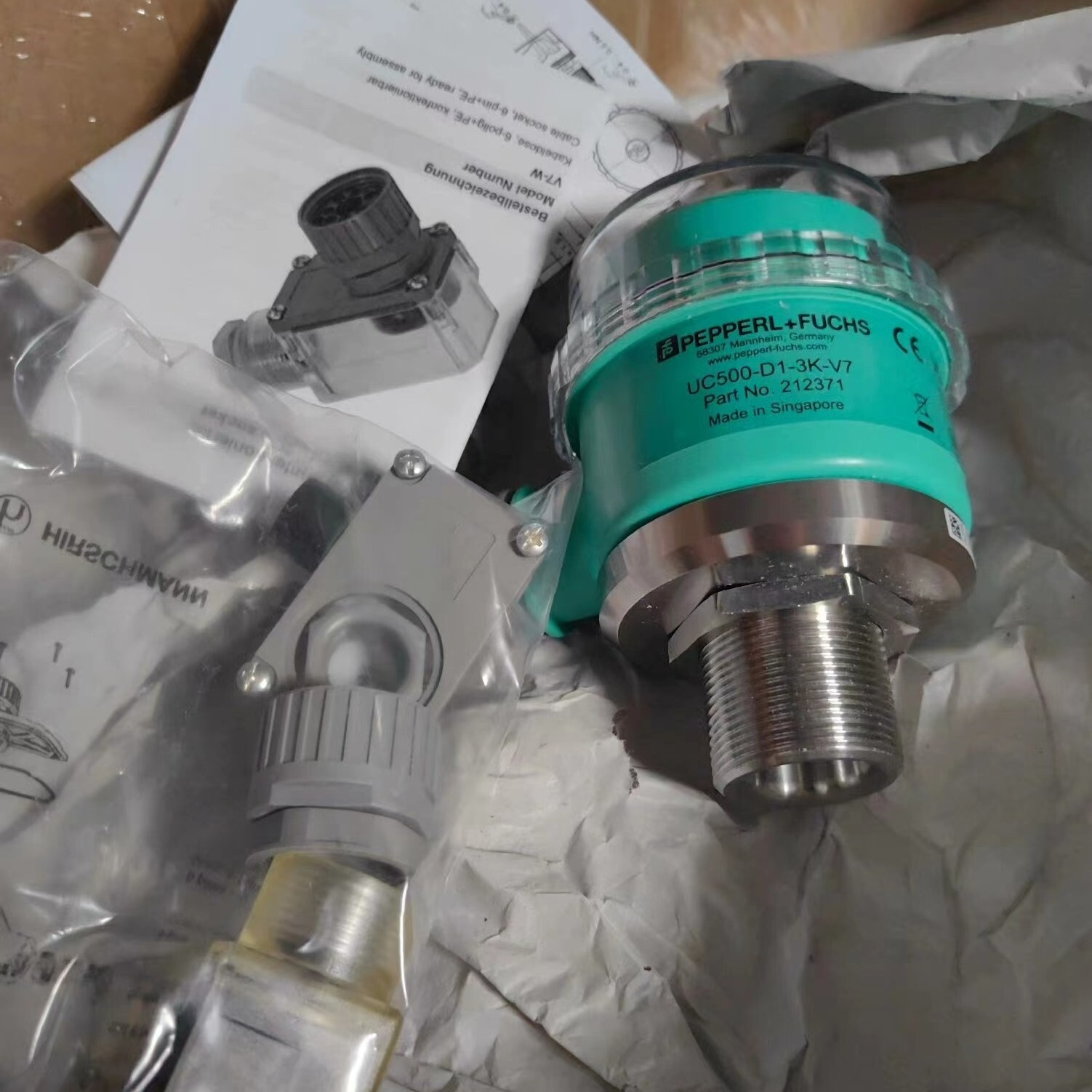 NEW Pepperl+Fuchs UC500-D1-3K-V7 Ultrasonic Liquid Level Sensor #Y | eBay