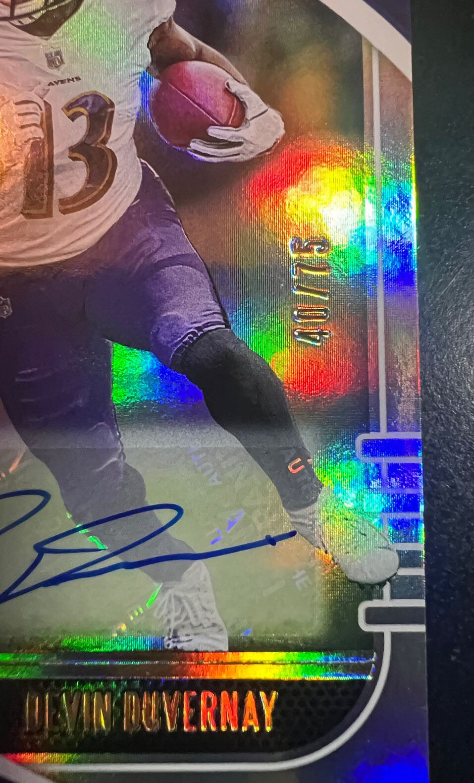 2020 Panini Absolute Devin Duvernay Ravens Rookie Auto #40/75 | eBay