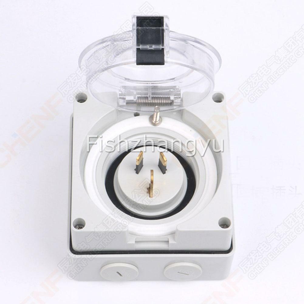 SAA 3 pin 10 Amp 10A Power Inlet - Weatherproof - IP66 for Motorhome RV ...