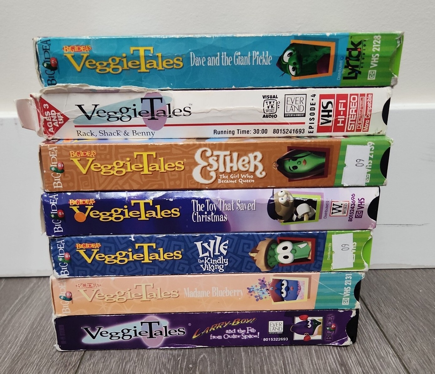 Veggie Tales VHS Lot Of 7 Tapes VeggieTales | Grelly USA
