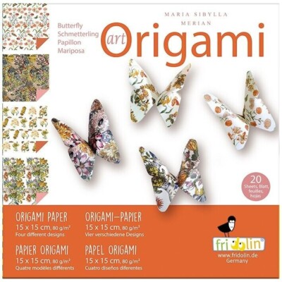 Maria Sibylla Merian, Origami Art, Butterfly, Origami Paper, 20 Sheets ...