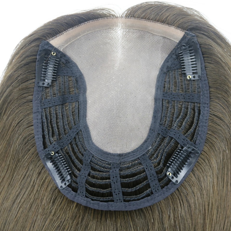 Hollow out topper blond color topper mono and weft topper | eBay