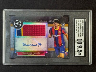 Trincao Rookie Patch Auto 2020-21 Topps Museum UCL Autograph /75 ...