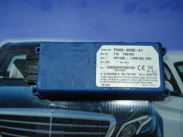 Motorola Toyota Control Unit PZ409-00292-A1 T16 YR01031 | eBay