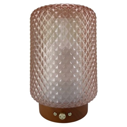 SpaRoom Dahlia Diffuser Textured Glass Aromatherapy Ultrasonic ...