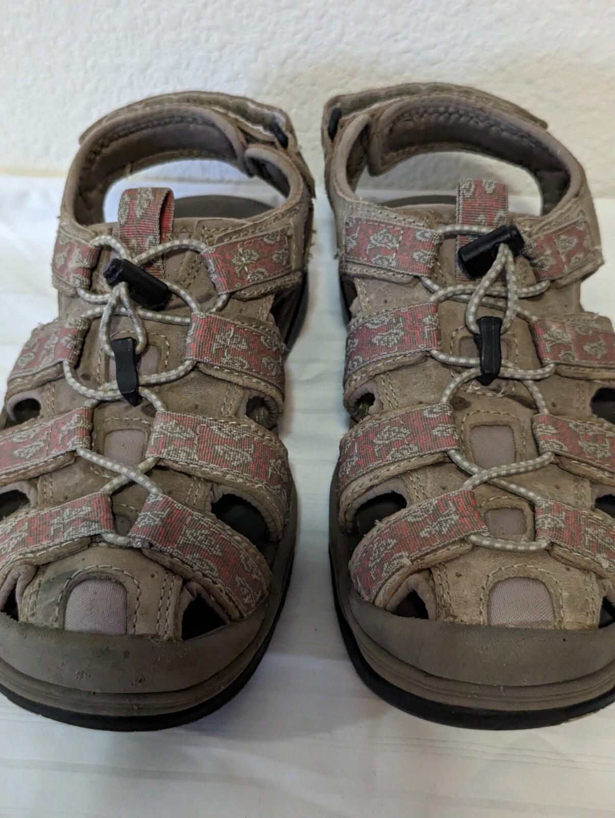 LL Bean Hiking Sandals Fisherman Slingback 281489 Brown Tan Leather ...