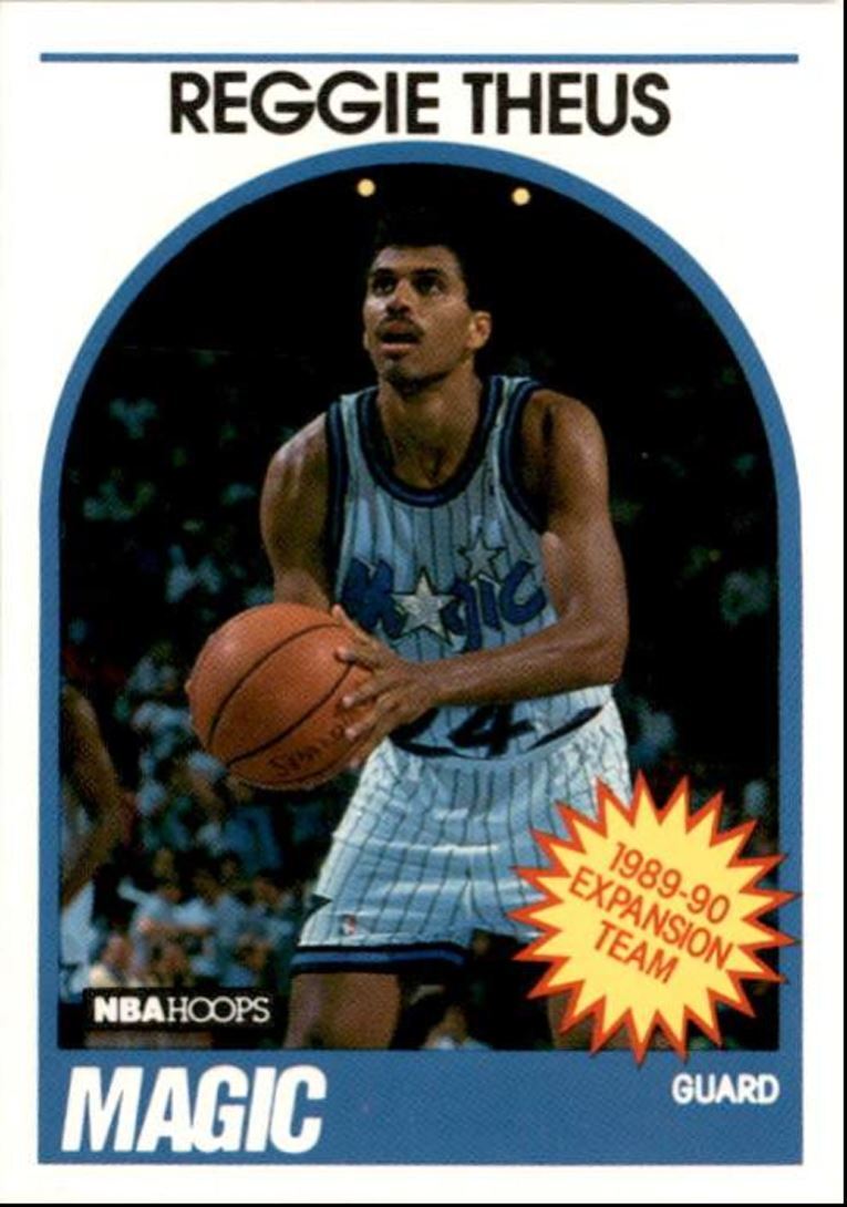 1989-90 Hoops Basketball Card Reggie Theus Orlando Magic #302 | eBay