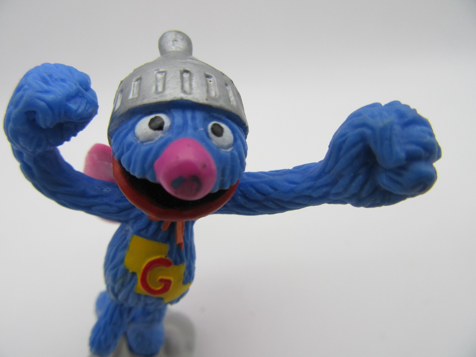 Vintage 4" Super Grover Sesame Street PVC Figure Muppet's Applause Honk ...