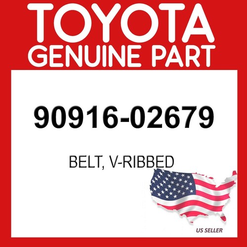 TOYOTA GENUINE 90916-02679 BELT, V-RIBBED OEM | eBay