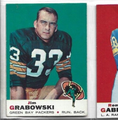 1969 Topps Football #124 Jim Grabowski Packers NM/Mint | eBay