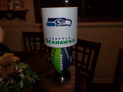 SEATTLE SEAHAWKS FOOTBALL TABLE LAMP (HANDCRAFTED) | eBay