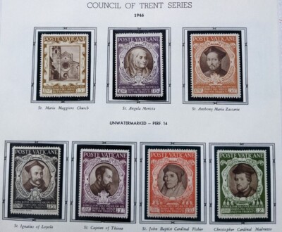 Vatican Stamps - Albums Pages