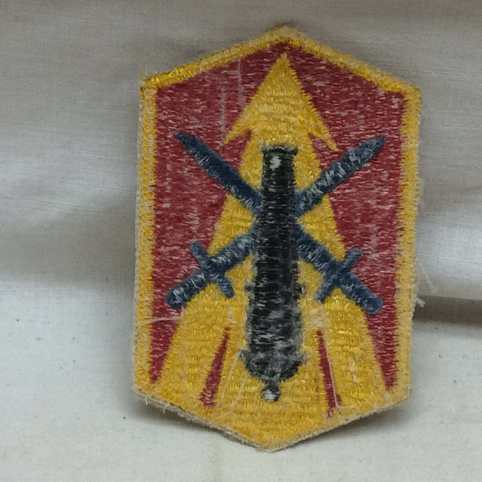 Military Patch 214th Army Fires Brigade Color Border Plastic Back ...