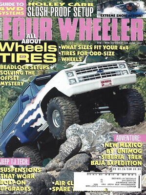 JUNE 1997 FOUR WHEELER MAGAZINE TRUCKS WHEELS TIRES JEEP TECH ...