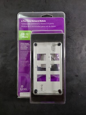 On-Q/Legrand 6-Port Patch Panel DATA NETWORK Module AC1000-V1 New! | eBay