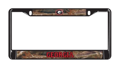 UGA GEORGIA BULLDOGS Camo License Plate / Car Tag Frame | eBay