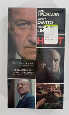 Heist VHS NEW Gene Hackman, Danny DeVito, Delroy Lindo; David Mamet ...