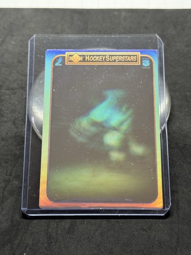 1990 Upper Deck Hockey Superstars hologram - HOfer Wayne Gretzky slap ...