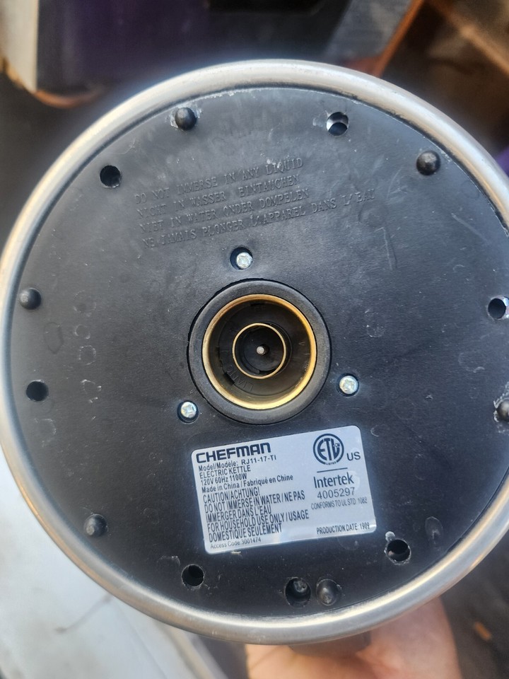 Chefman RJ11-17-TI 1.8L Electric Glass Kettle ONLY! (B6) | eBay