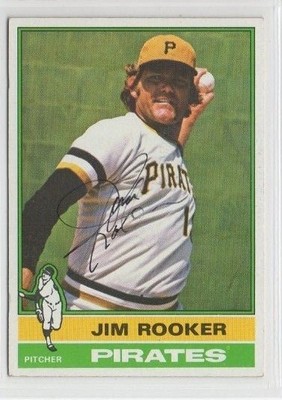 Jim Rooker 1976 Topps autographed auto signed card Pirates | eBay