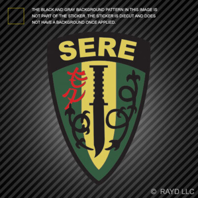 SERE Insignia Sticker survival evasion resistance escape spec ops knife ...