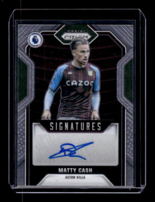 2021-22 Panini Prizm English Premier League Signatures Matty Cash ...