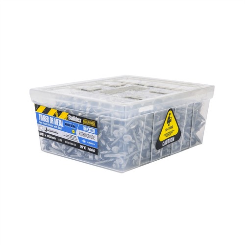 Buildex M6 x 50mm Climaseal Hex Head HiGrip With Seal Roof Zip Screws ...