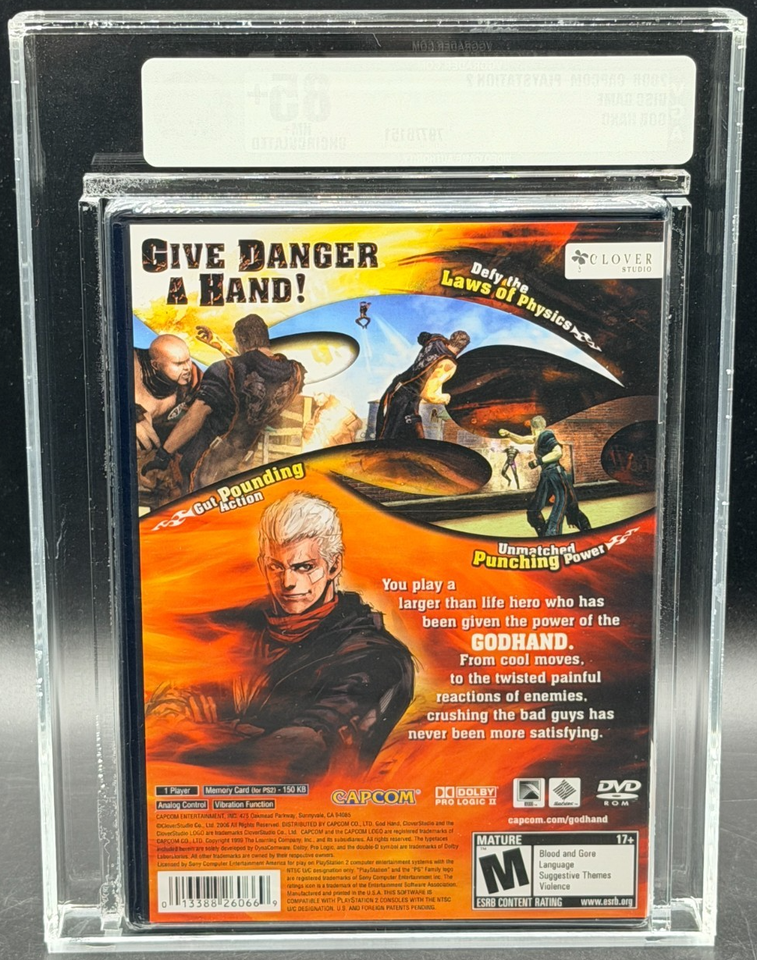 God Hand Sony PlayStation 2 PS2 Sealed New Uncirculated VGA 85+ Graded ...