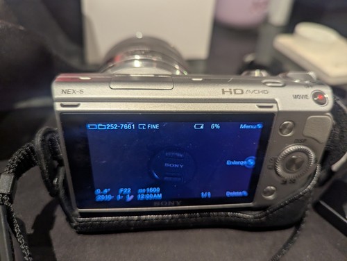 Sony Nex-5 14.2MP Camera, 18-55mm Lens, Flash | eBay