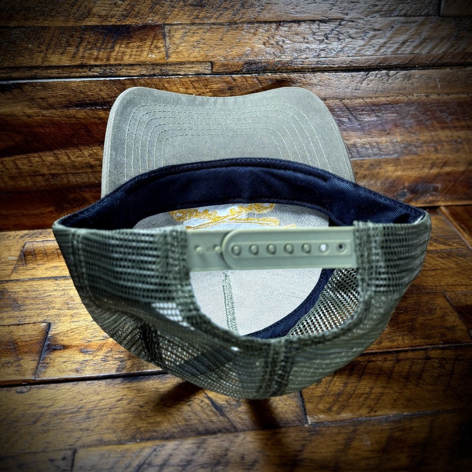 Charlie Don’t Surf "Surfing Cowboys" Green Faded Trucker Hat Mesh ...