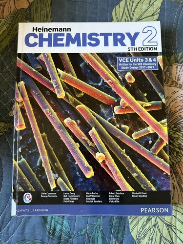 Heinemann Chemistry 2 VCE Unit 3 And 4 Textbook 5th edition | eBay ...