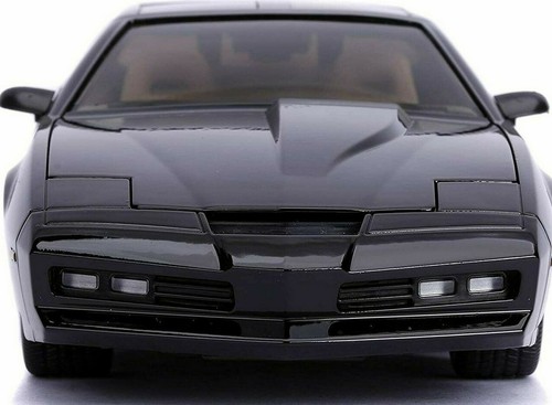 SUPERCAR Auto K.I.T.T. Knight Rider LUCE LED 1/24 20cm Metallo DieCast ...