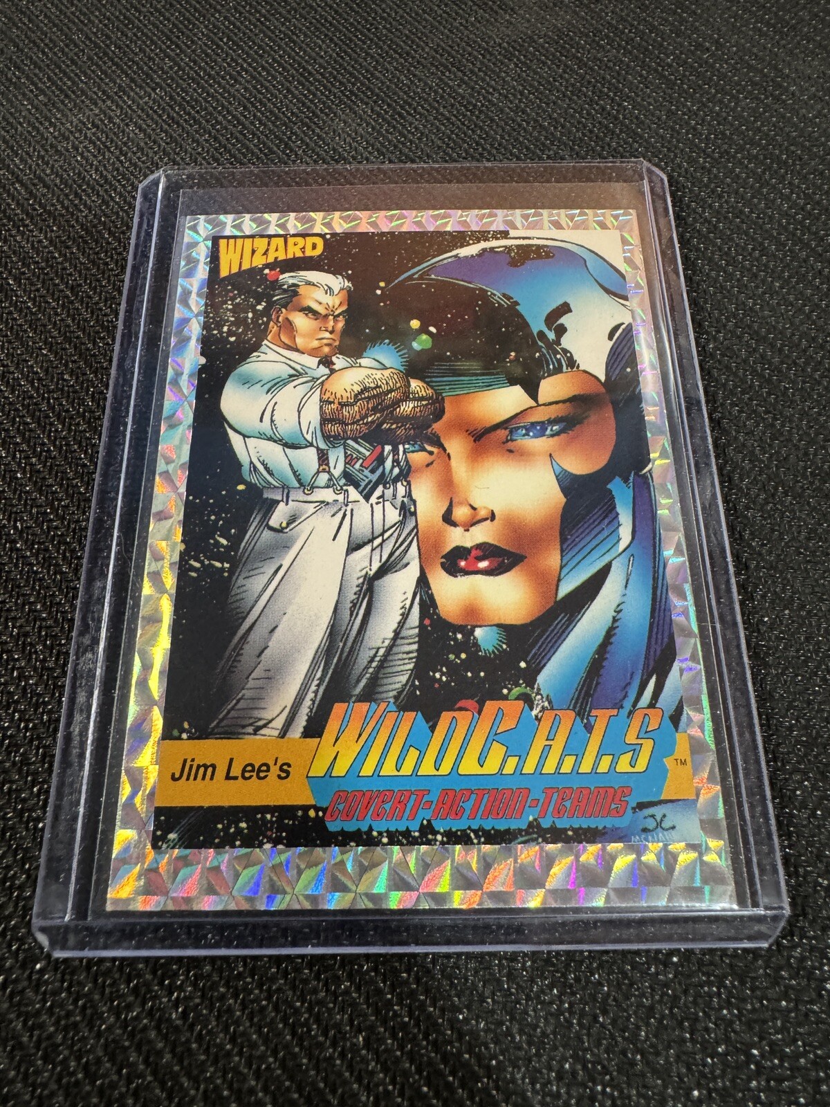 1992 Wizard Series 1 Jim Lee's Wildcats Prism Foil Card #7 Magazine ...