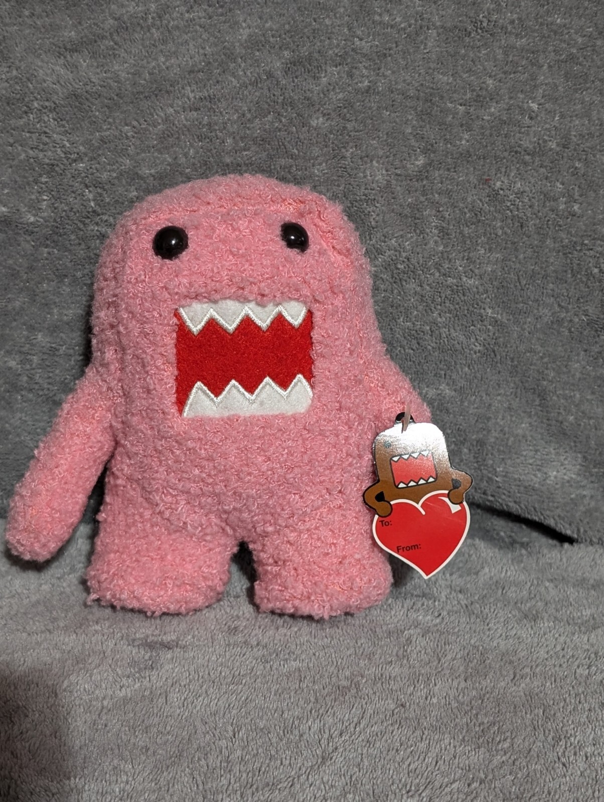 DOMO Kun Pink Cute Monster Plush Toy Stuffed Anime NWT rare Valentine's ...