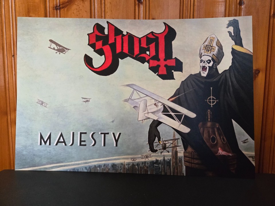 GHOST Band majesty poster Meliora Prequelle Impera Ghost Papa tour ...