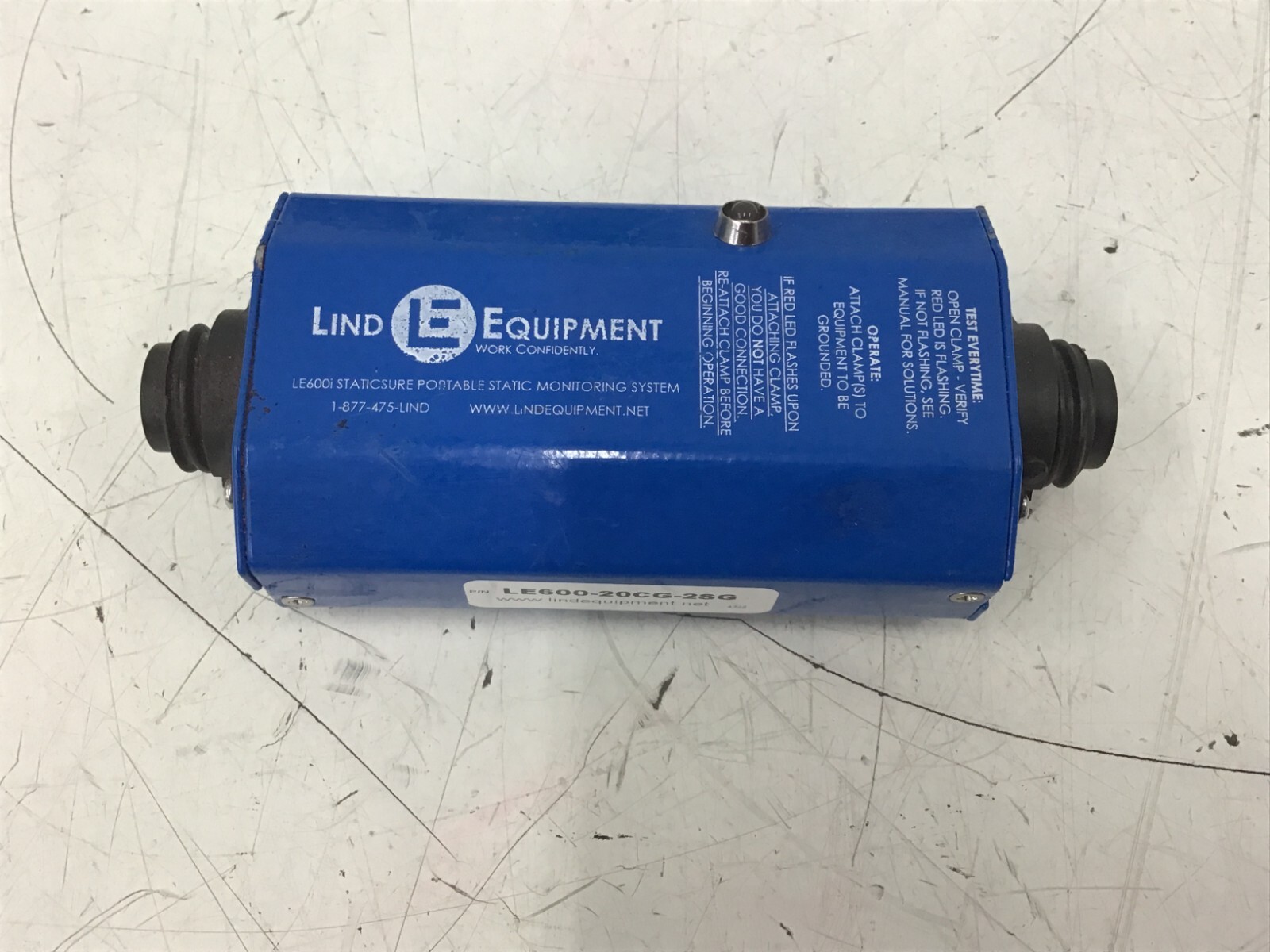 Lind Equipment LE600-20CG-2SG StaticSure Portable 22 ft Length w ...