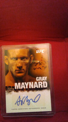 CARD CARTE UFC SIGNED GRAY MAYNARD FA-GM 2010 | eBay