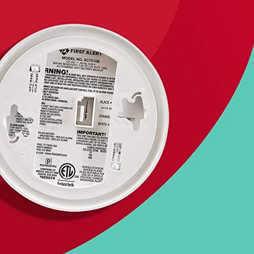 First Alert BRK SC7010B Hardwired Smoke and Carbon Monoxide (CO ...