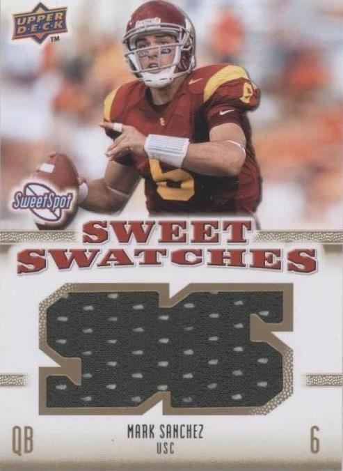 2010 Upper Deck Ncaa Sweet Spot - Sweet Swatches Mark Sanchez #SSW-54 ...
