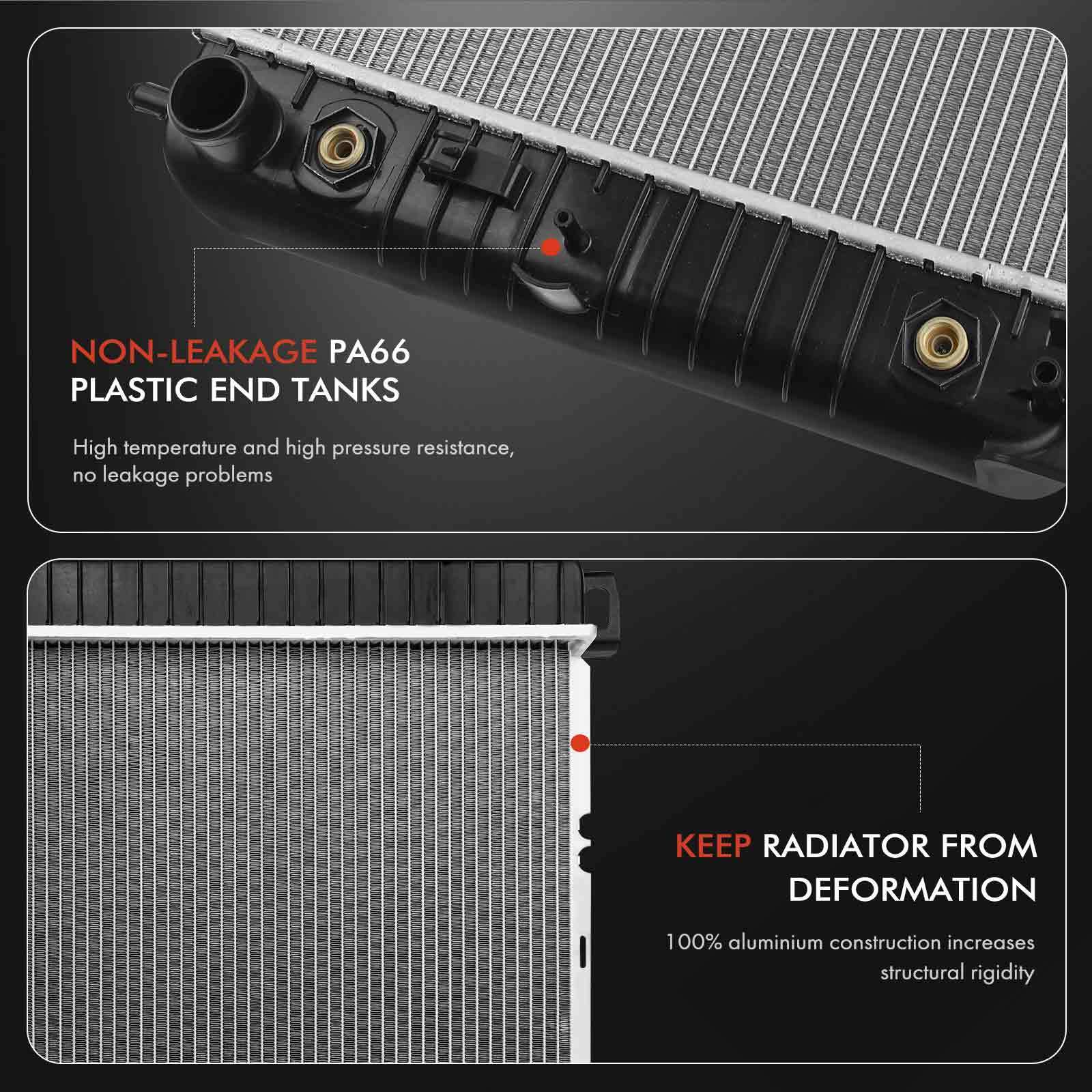 34" Radiator w/ Oil Cooler for Chevy Silverado GMC Sierra 1500 99-13 ...