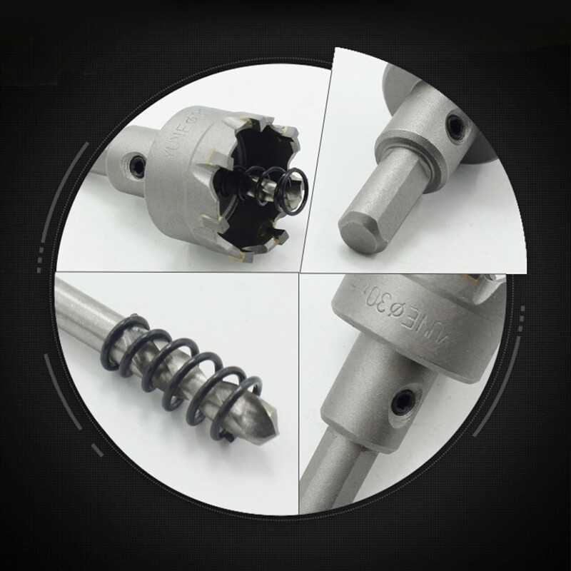 TCT Hole Saw Drill Bit Carbide Tip Cutter Alloy Tool Stainless Steel ...