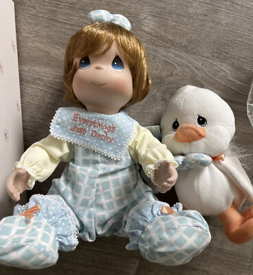Ashton Drake Precious Moments Everything's Just Ducky Porcelain Doll ...