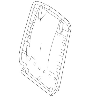 Genuine Mercedes-Benz Seat Back Panel 166-910-01-03-9H23 | eBay