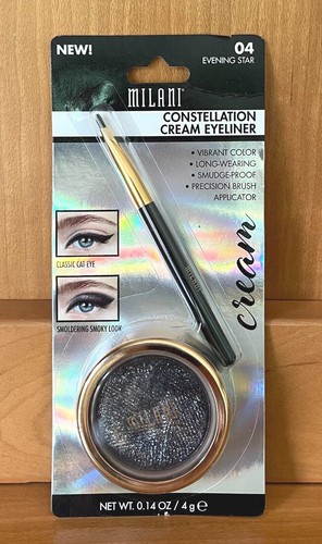 Milani CONSTELLATION Cream Eyeliner & Brush Eye Makeup 04 EVENING STAR ...